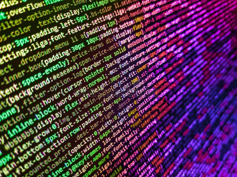 Background Of Software Developer Script Web Abstract Programming And Created Virus On Laptop
