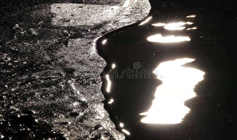 Background Solar Path on the Water Stock Photo - Image of lake, water ...