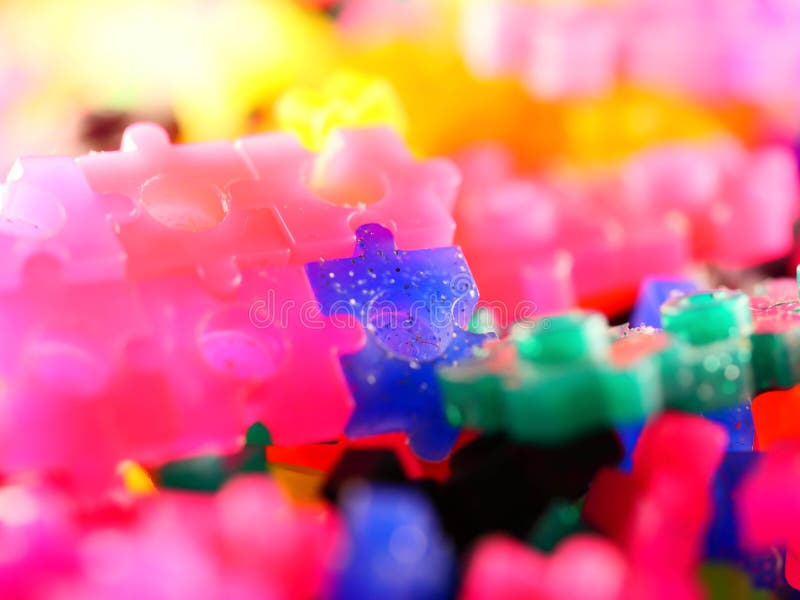 Background of Some Puzzle Pieces. Stock Photo - Image of hand, learning ...