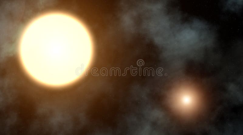 Space Background - a Space Rendering Stock Photo - Image of sunlight ...