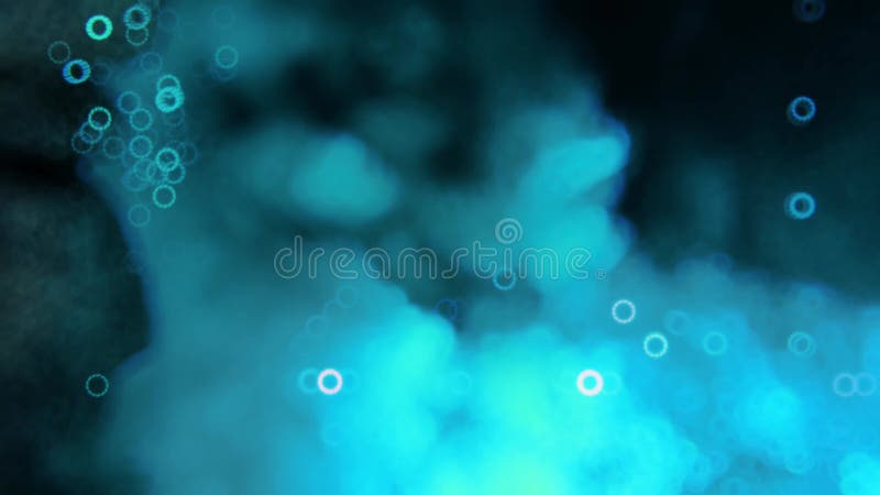 Background with Space, Water Oxygen, Blurry Motion of Oxygen, Animation ...