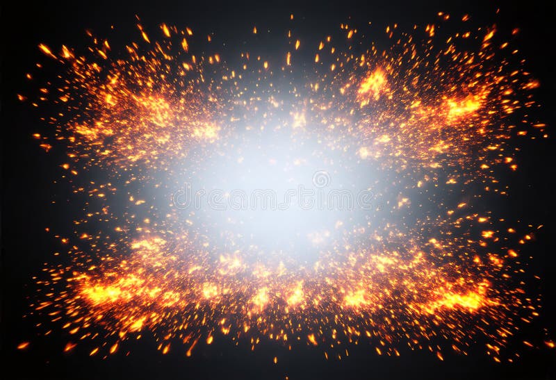 A Background of Sparking Flames at 20-9-2024 Stock Illustration ...