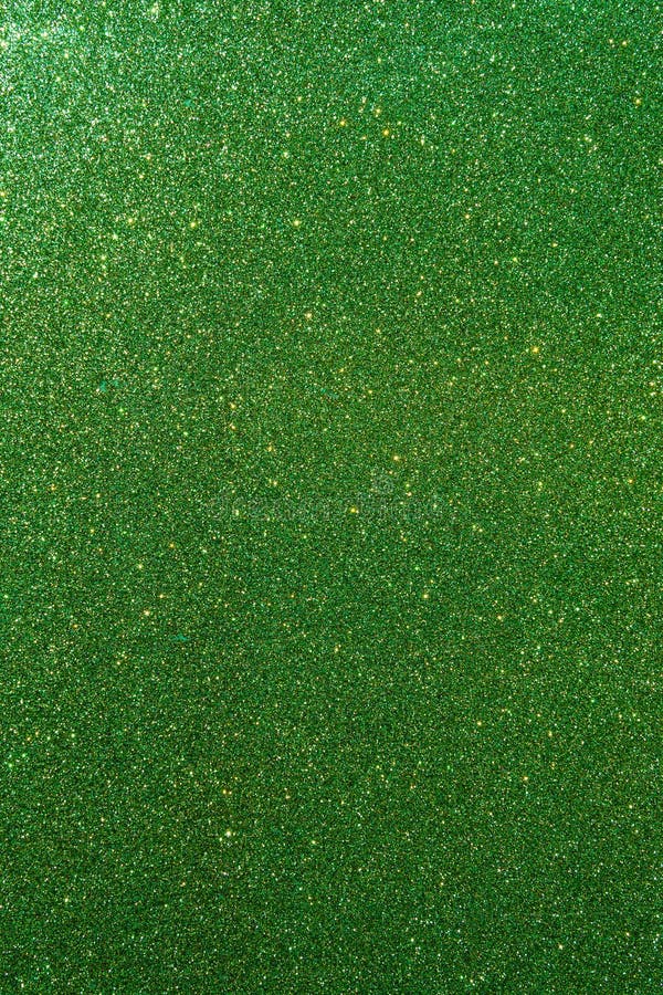 Lime Green Glitter Background