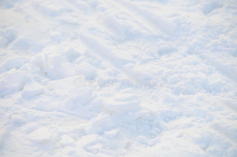 Background of Sparkling Fresh White Snow Texture Stock Photo - Image of ...