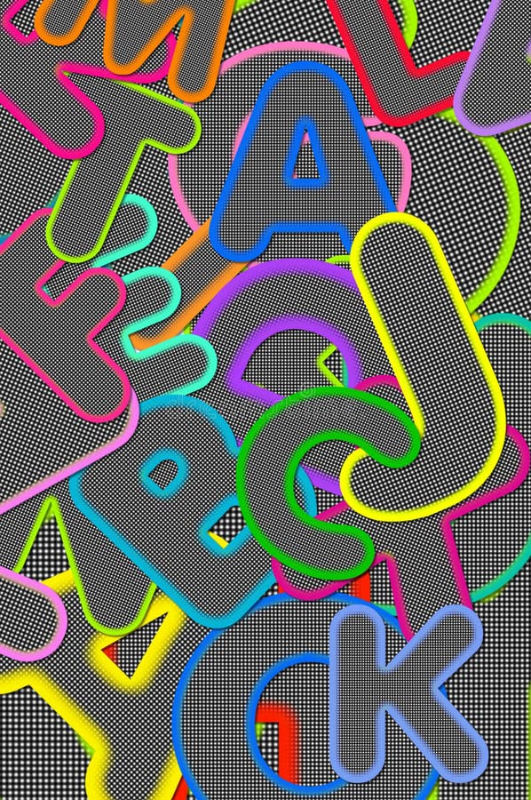 Background and Spelling stock illustration. Illustration of capitals ...