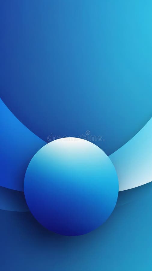 Background from Spherical Shapes and Blue Stock Photo - Image of modern ...