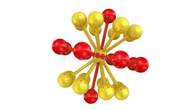 Spinning Molecules in Orbits Motion Graphics with Plain Black ...