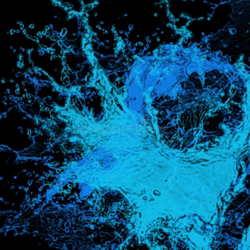 Background with Splashes of Water in Different Colors for Your Designs ...