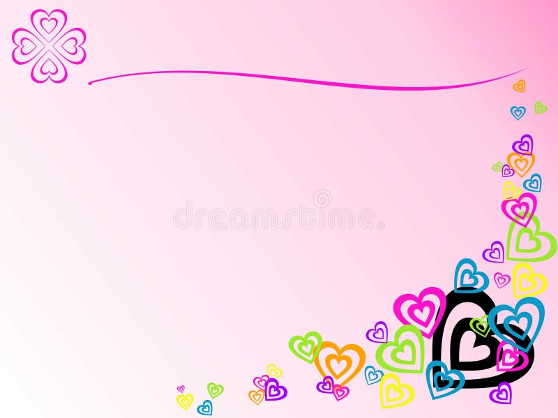 The Background with Splinters of the Heart. Stock Illustration ...