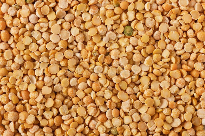 A Background of Split Yellow Peas. Dry Pea Grains Abstract Food ...