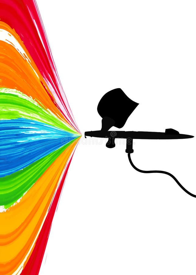 Background with Spray Paint Stock Vector - Illustration of colored ...