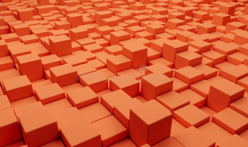 Background of Square Blocks Stock Illustration - Illustration of object ...