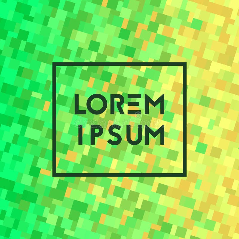 Background with Square Pixel Texture Stock Vector - Illustration of ...