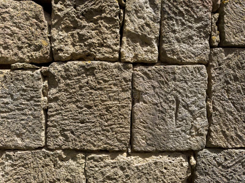 Background Square Rectangular Stones Medieval Castle Stock Photos ...