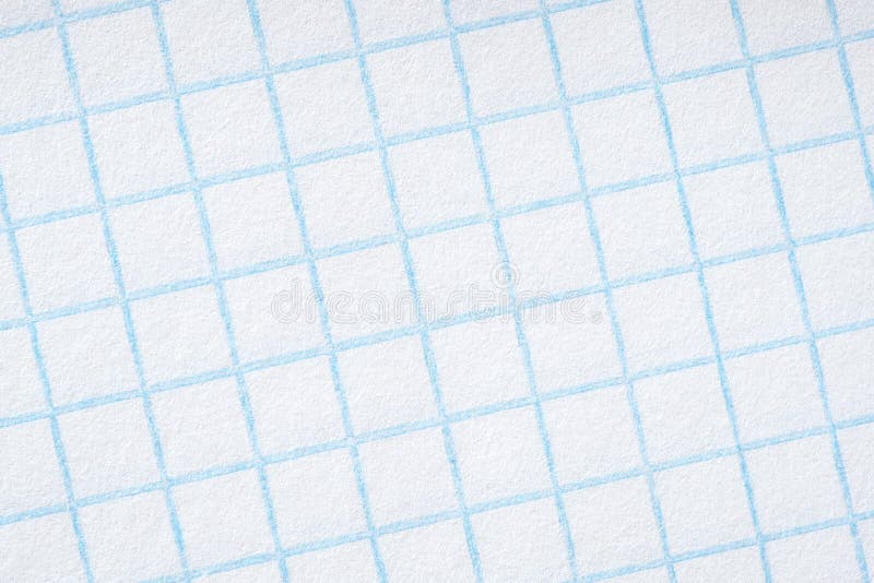 Background of Squared Notebook Sheet or Grid Paper. Light White ...