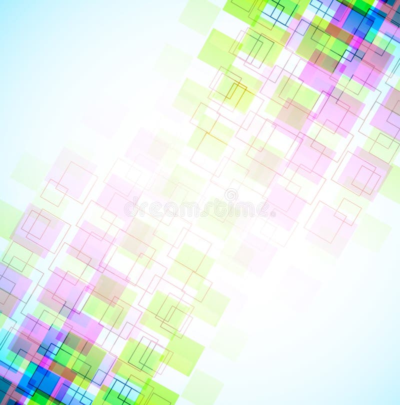 Rainbow Pixel Abstract Background Stock Vector - Illustration of shine ...
