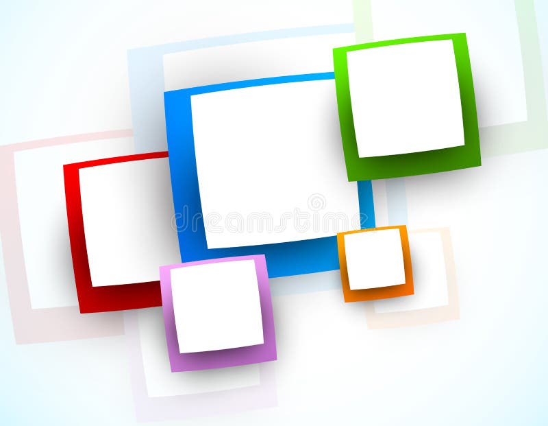 Background with squares stock vector. Illustration of frame - 28637725