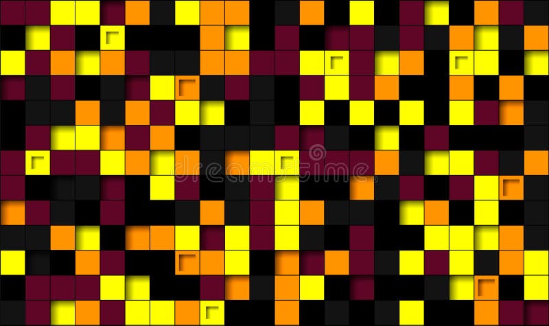 Background of Squares. Different Shades. Vector Illustration Stock ...