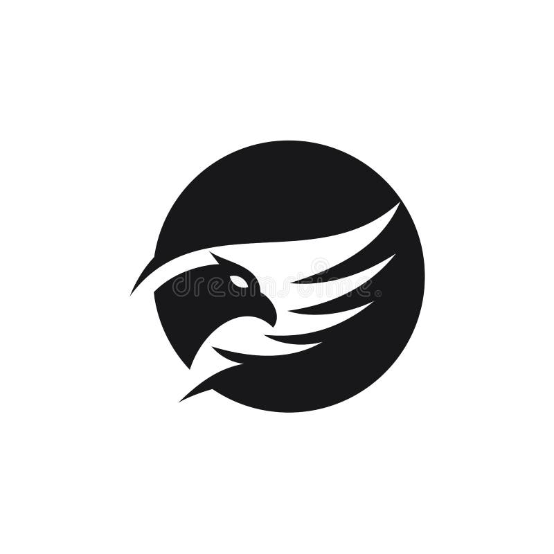 Flying Birds Eagle Hawk Falcon, Eye Vision Logo Design Inspiration ...