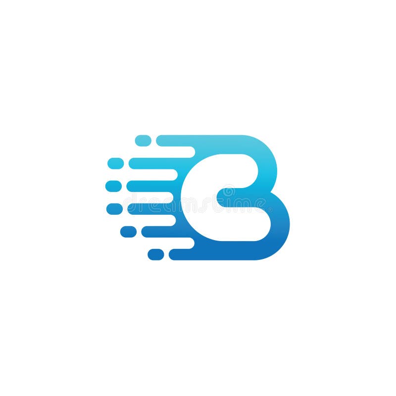 Initial Letter BC Digital Technology Logo Design. Abstract Symbol Icon ...