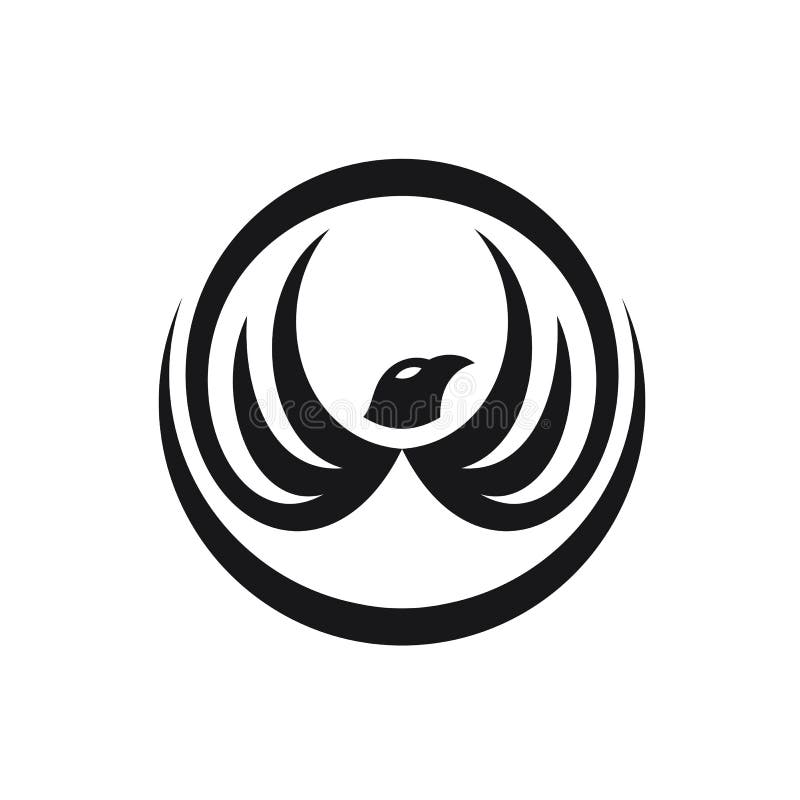 Circle Eagle Hawk Logo Symbol Stock Illustrations – 872 Circle Eagle ...
