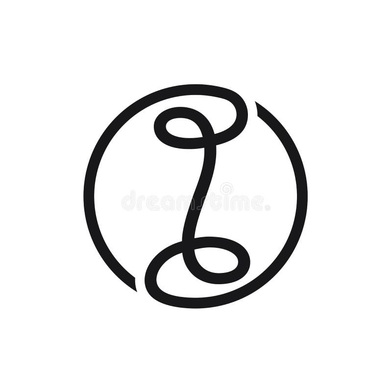 Monogram Initials I, Beauty Logo Design Inspiration Stock Vector ...