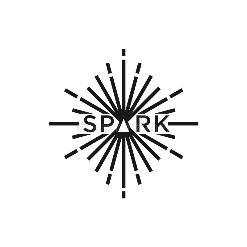 Spark Font stock vector. Illustration of shine, shiny - 67867318