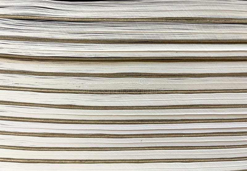 Background from a Stack of Papers. Sheets of Paper are Stacked on Top ...