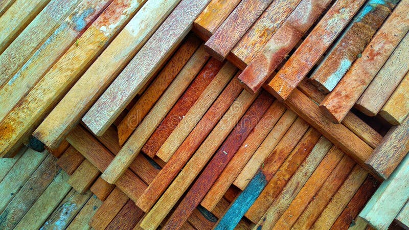 Coconut Wood Texture Neatly Arranged for Home Construction Materials ...