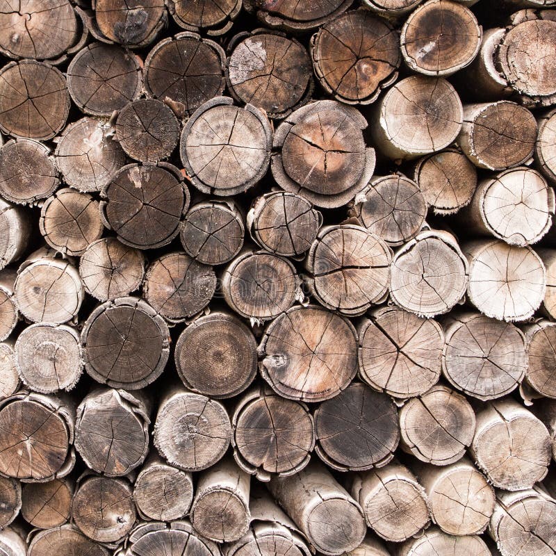 Background of Stacked Timber Logs Stock Image - Image of history, cross ...