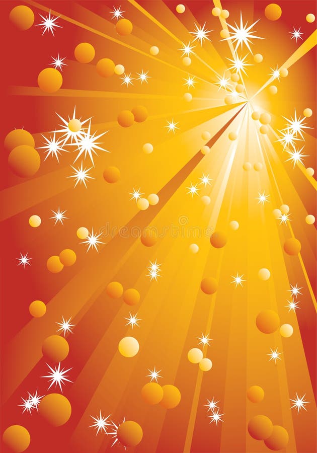 Background with Stars and Rays. Stock Vector - Illustration of abstract ...