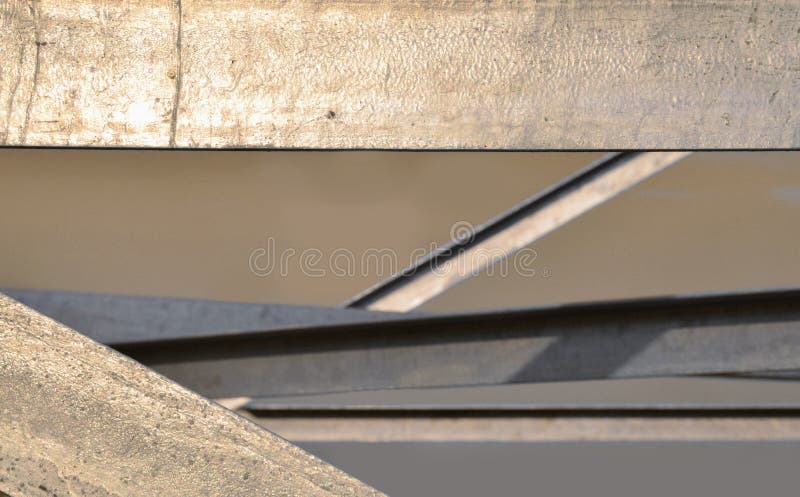 Background from Steel Structure in Beige-gray Tones Stock Image - Image ...