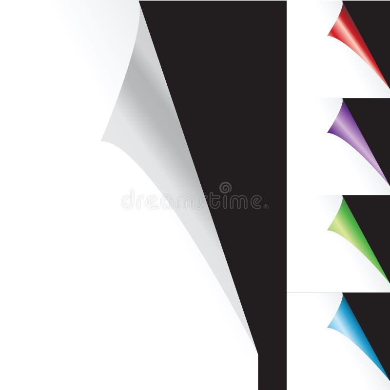 Background with Sticker Pages Stock Illustration - Illustration of ...