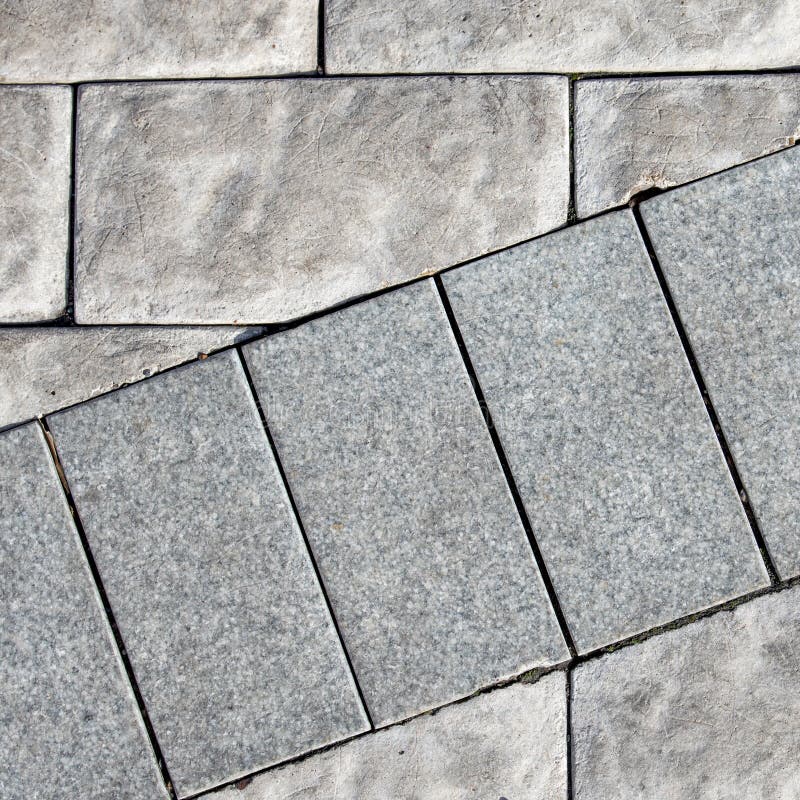 The Background of a Stone Brick Wall of Gray Color, Where a Number of ...