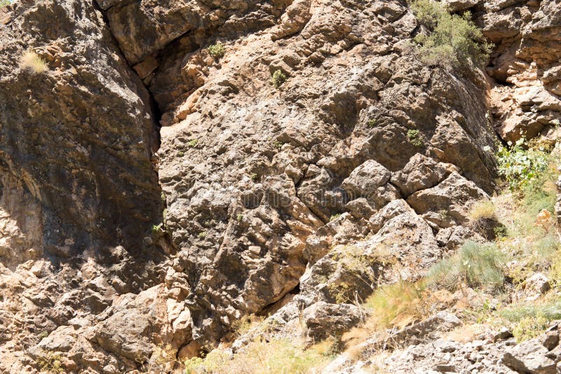 Background of Stone Cliff in the Mountains Stock Image - Image of hard ...