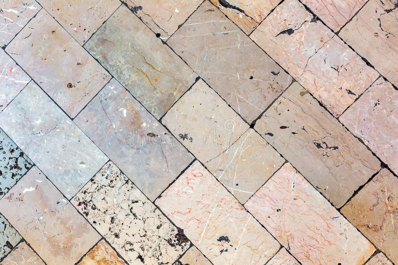 Background of Stone Floor Made of Rectangular Shiny Smooth Slabs Stock ...