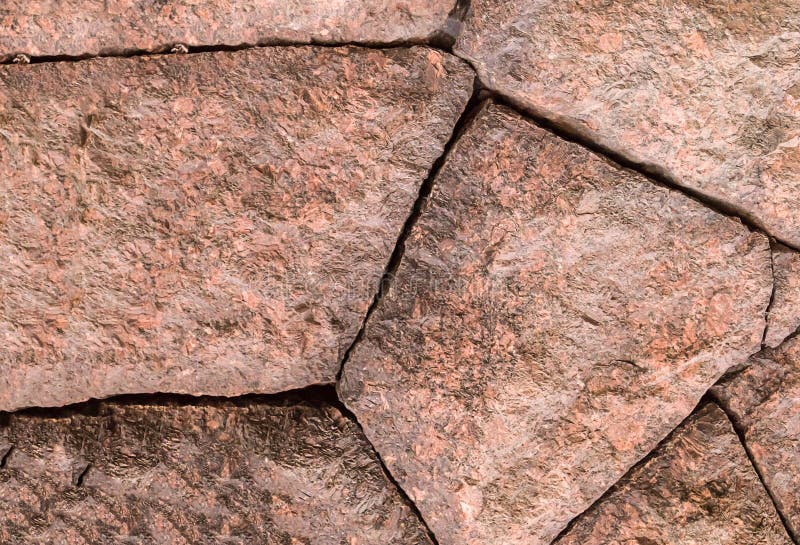 Background Stone Folded Granite Block Wall Part Base Design Light Brown ...