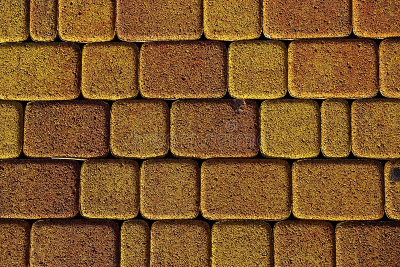 Background Stone Pavement. Road Paved with Cobbles. Texture of Bricks ...
