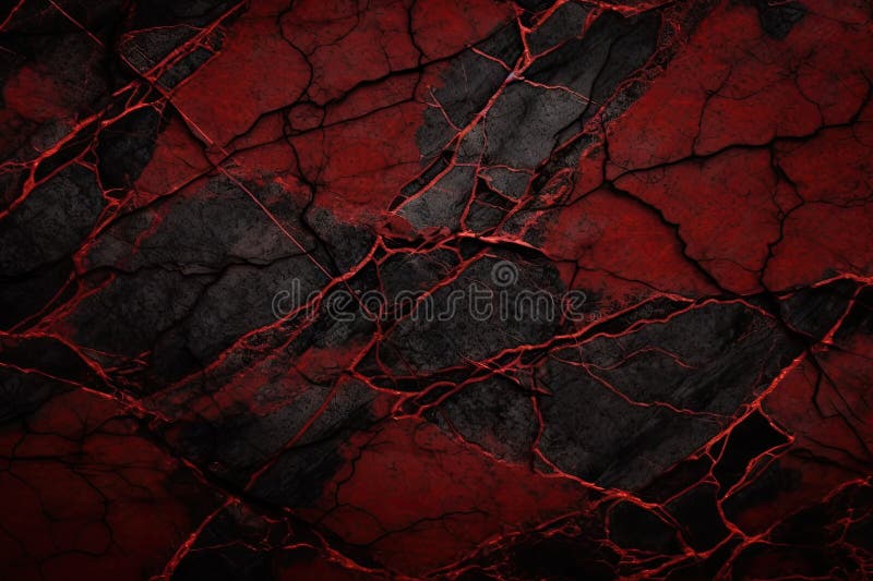 Background Stone Red Dark Veins Cracks Texture Rock Toned Background ...