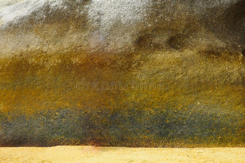 Background Stone Texture. Yellow Gold Rock Wall Stock Image - Image of ...