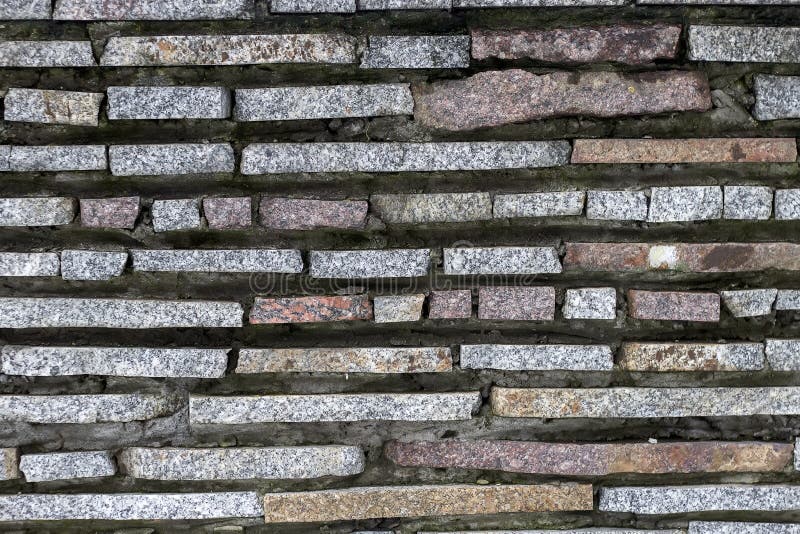 Background of Stone Wall Made with Blocks Stock Image - Image of facade ...