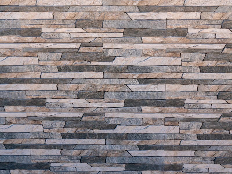 Background. Stone Wall of Multi-colored Natural Stone with Beautiful ...