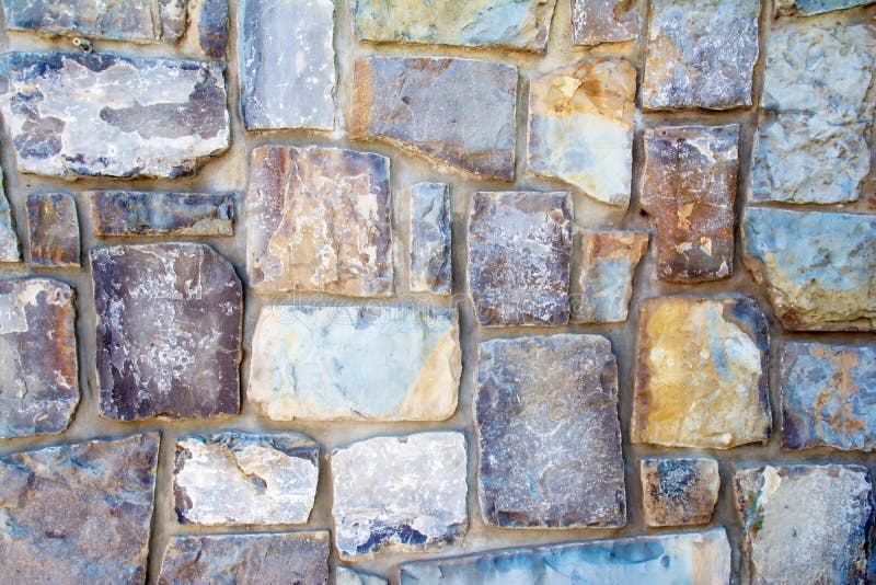 Background of Old Big Stone Wall Texture Stock Image - Image of ...