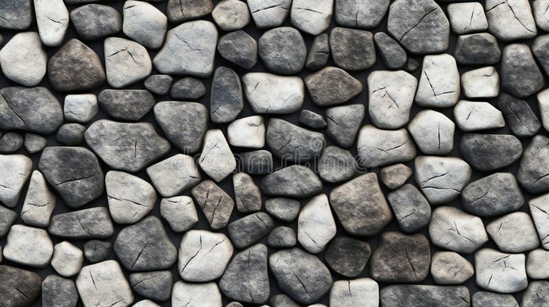 Background of Stone Wall Texture, Close-up, Top View Stock Illustration ...
