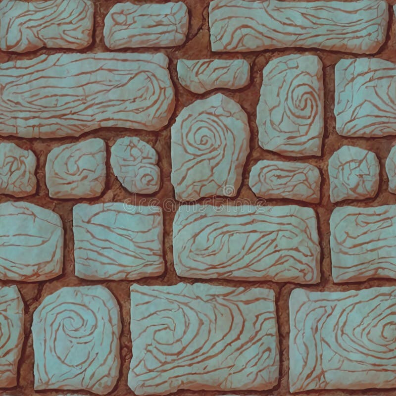 Background of Stone Wall Texture. Seamless Tileable Texture Stock ...