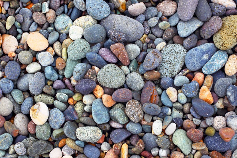 Background of Stones. Pebble. Construction Material. Stock Photo ...