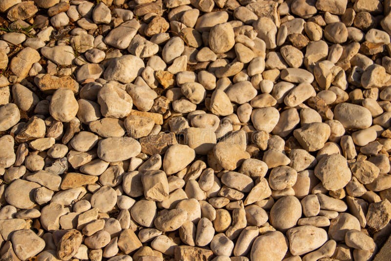Many Stones of Different Types of Pebbles Stock Image - Image of mass ...