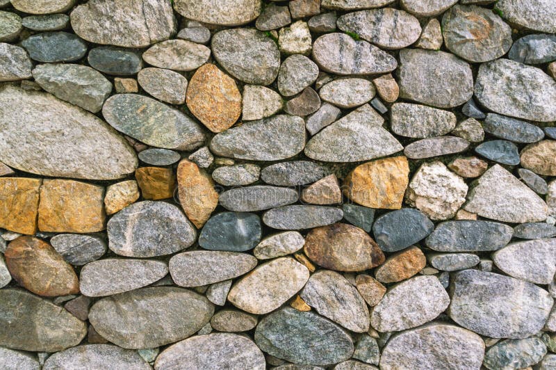 The Masonry is Made of Untreated Stones Stock Image - Image of ...