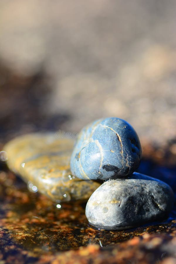 Water and Stones Backgrounds in Black and White Stock Photo - Image of ...