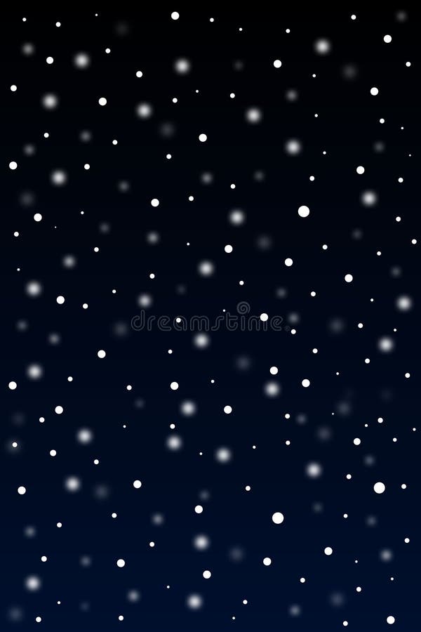 Background is Rectangular Vertical with Falling White Snow in Sky with ...